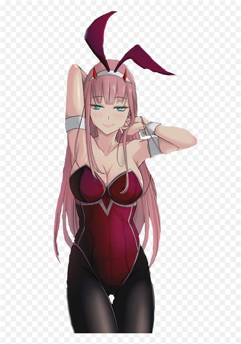 Zerotwo Zero Two Sticker Zero Two Bunny Suit Png Zero Two Transparent