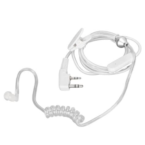 HURRISE écouteur talkie walkie Casque à Tube acoustique 2 broches