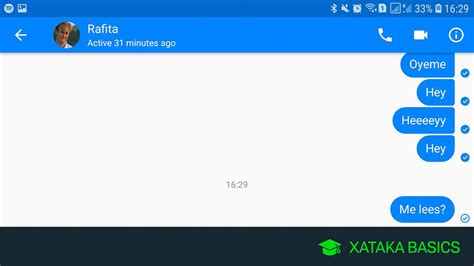 Cómo saber si alguien ha leido un mensaje en Messenger