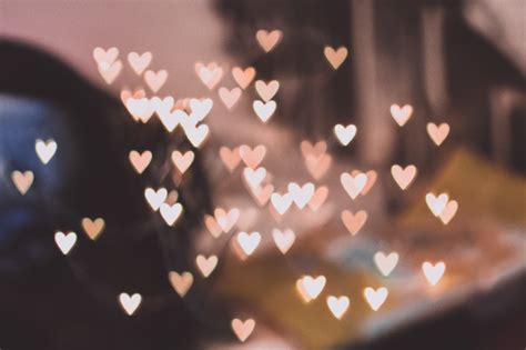 Pink Bokeh Hearts K Wallpaper Hd Photography Wallpapers K Wallpapers