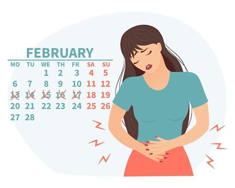 Mujer Joven Triste Con S Ntomas De Dolor Menstrual El Concepto De