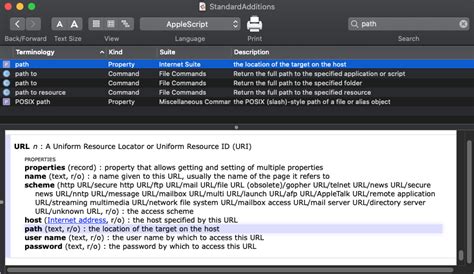 coerce how to convert an applescript url object to text stack overflow