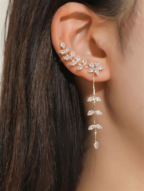 Pc Zircon Drop Earring