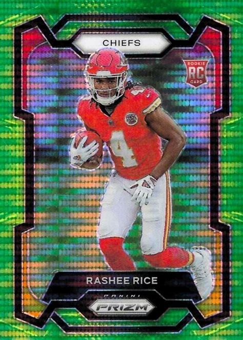 Rashee Rice Prizm Neon Green Pulsar Price Guide Sports Card