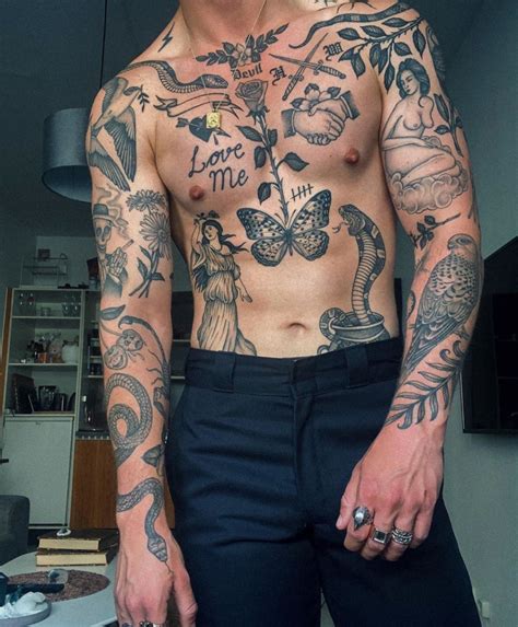 Classically Rebellious Torso Tattoos Tattoos Sleeve Tattoos