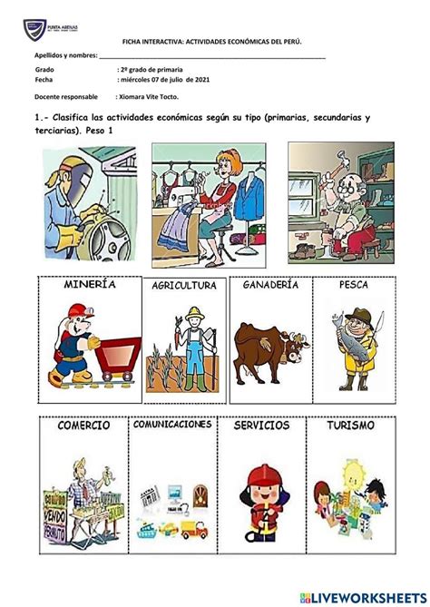 Actividades ecónomicas Personal social activity Social activities