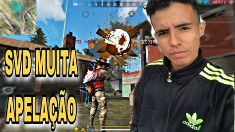O QUE EU FIZ NESSA PARTIDA A SVD FOI SURREAL FREE FIRE MÓBILE