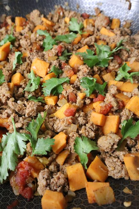 Ground Turkey Sweet Potato Skillet
