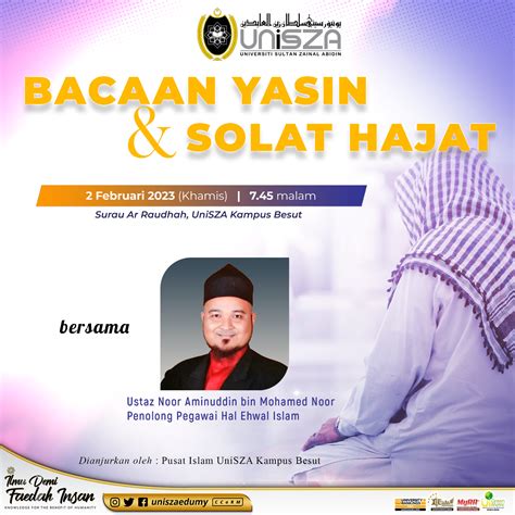 Muat Turun Hebahan Majlis Bacaan Yasin Dan Solat Hajat