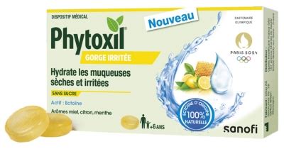 Sanofi Phytoxil Pastilles Gorge Irritée Miel Citron Menthe Hydrate