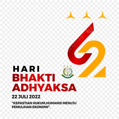 Logo Hari Bhakti Adhyaksa Ke 62 Tahun 2022 PNG Hari Bhakti Adhyaksa