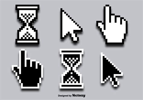 Mouse Click Cursor Vector Icons 107305 Vector Art At Vecteezy