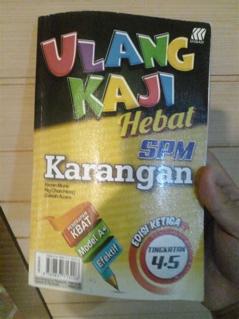 Buku Spm Form 4 5 Karangan Contoh Hobbies Toys Books Magazines
