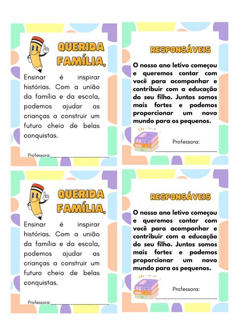 Mensagem Para Imprimir E Utilizar Na Reuni O De Pais Professora