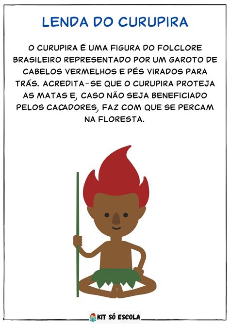 Textos Para Imprimir Personagens Do Folclore Brasileiro Mitos E Lendas