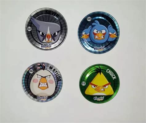 Vualá Angry Birds Coleccion Completa De Caps Especiales 4 Pz Cuotas