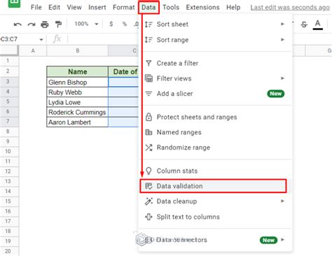 How To Apply A Date Picker In Google Sheets An Easy Guide Officewheel