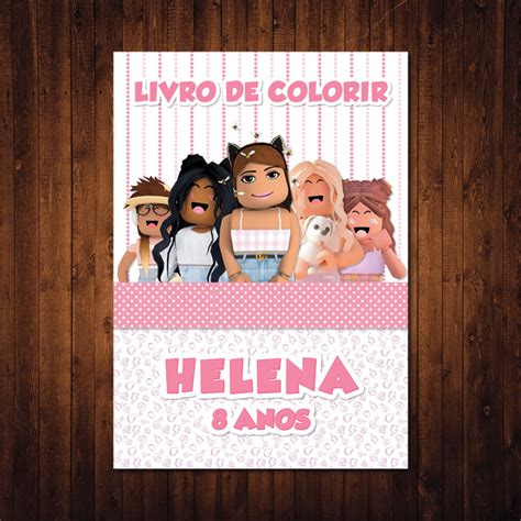 Livro De Colorir Roblox X Cm Desenhos Elo
