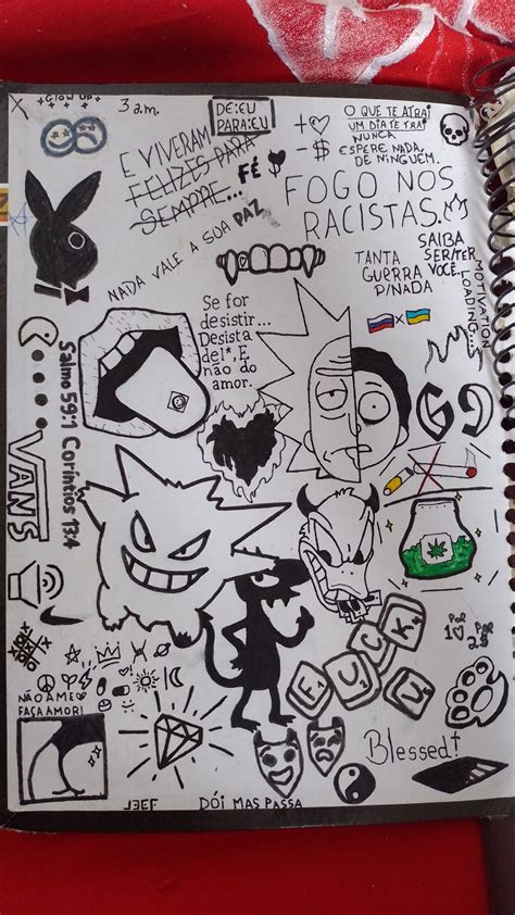 Desenho Para Desenhar Na Capa Do Caderno