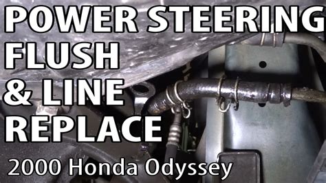 2008 Honda Oddysey Replace Power Steering Pressure Line Odys