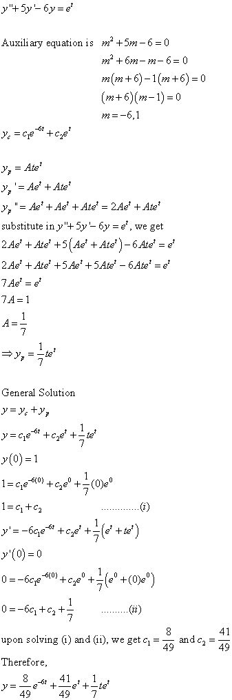 differential equations solved examples solve the following differential equation by using the