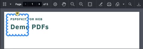 annotation notes pspdfkit sdk