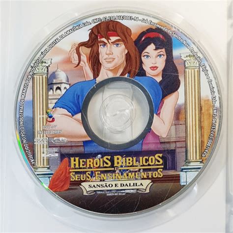 Dvd Sansão E Dalila Heróis Bíblicos E Seus Ensinamentos Parcelamento