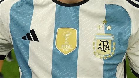 Las primeras camisetas de la Selección Argentina con tres estrellas