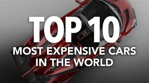 10 Most Expensive Cars In The World 2023