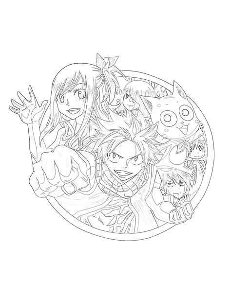 Coloriages Fairy Tail à imprimer