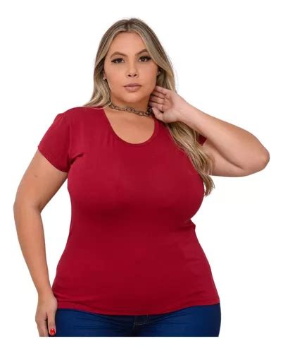 Kit 3 Blusinha Blusa T shirt Feminina Básica Baby Look Malha MercadoLivre