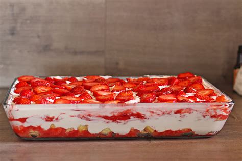 Leckere Rezepte Erdbeer Tiramisu