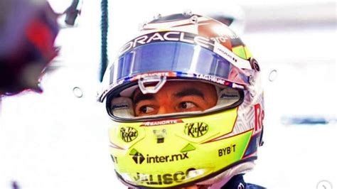 Checo Pérez Así será el casco que usará en el GP de México fotos