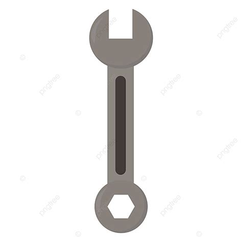 Vector De Ilustraci N De Llave Inglesa Sobre Fondo Blanco Png