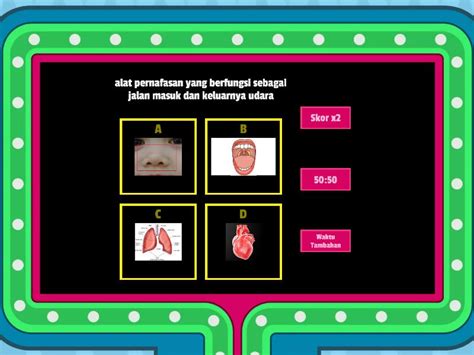 Sistem Pernafasan Manusia Gameshow Quiz