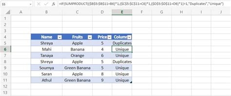 how to find duplicates in excel and remove it with formula and e g