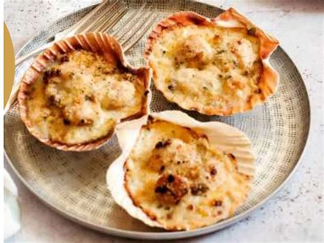 Recette Coquilles Saint Jacques gratinées