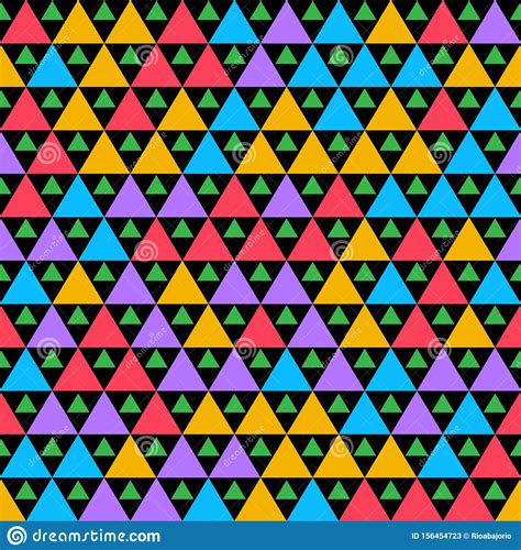 Teste Padr o Geom trico Sem Emenda Ilustração do Vetor Ilustração de