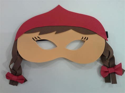 Mascaras De Caperucita Roja Máscaras para cuentos Caperucita roja