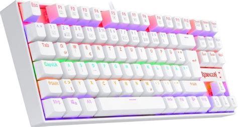 Redragon Kumara Tkl White Leds Rainbow Gaote Outemu Red Usb De