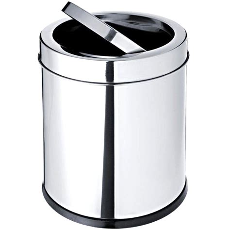 Lixeira Tampa Basculante Banheiro Cozinha L A O Inox Brinox