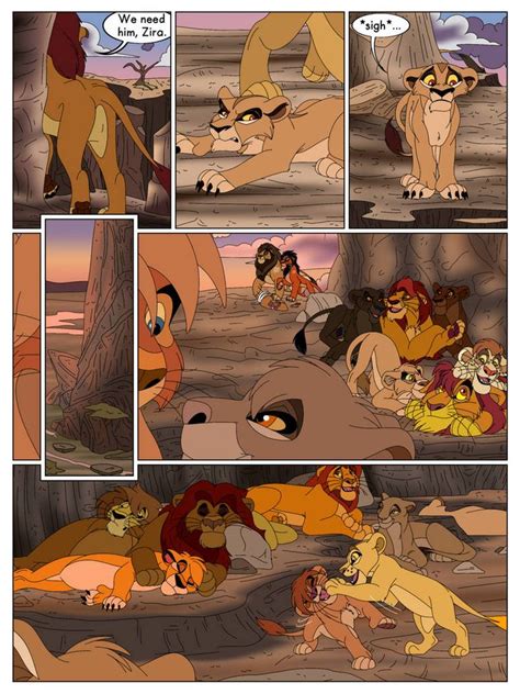 The Lion King Story Is Shown In This Comic Strip