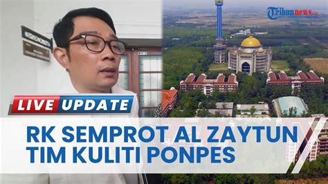 Ridwan Kamil SEMPROT Ponpes Al Zaytun Desak Tak Halangi Tim