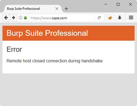 How To Fix Burp Suite SSL TLS Connection Problems LRQA Nettitude Labs
