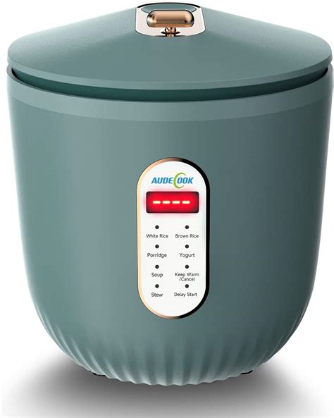 Audecook Rice Cooker Small 2L Mini Rice Cooker With Removable Non