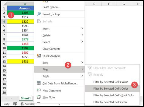Filter By Color In Excel Quick Tips For Organizing Your Data Train