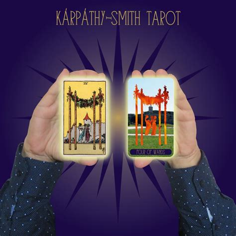 KS Four Of Wands Esoteric And Divinatory Tarot