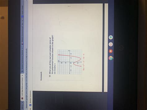 homework17 what are all the real and complex zeros ofthe polynomial function shown in the graph