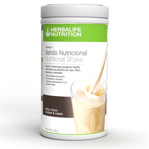 F Rmula Batido Nutricional Cookies And Cream G Herbalife
