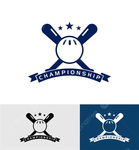 Wiffle Ball Championship Logo Vector White Ball Play Vector White